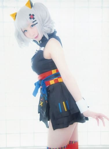 Official photo (female) / cosplayer Atsuki / Hizagami / Costumes black ...