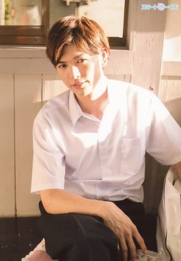 Kosuke Asuma / Above the Knees / White Costume / Short Sleeve Shirt ...