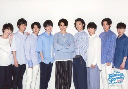 Snow Man / Group (9 people) / Horizontal / Knee-Up / White / Blue / Arm ...