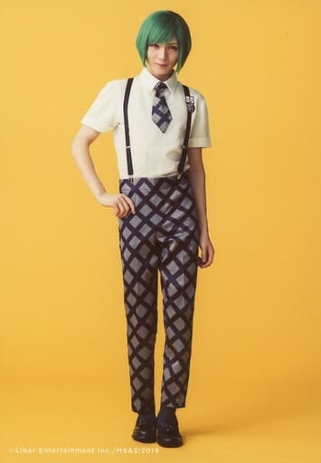 Yu Miyazaki (Yuki Rurikawa) / Whole Body / Background Yellow ...