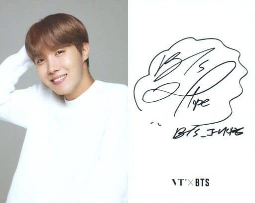 BTS / J-HOPE / Urafun Printing with signature / "VT x BTS Jumbo ...