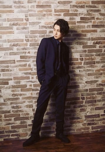 Official photo (male) / actor Shin Tamura / Whole Body / Costume Navy ...
