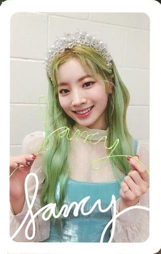 TWICE / Kim Da-hyun /' fancy', Cursive / CD' FANCY YOU' Photo Card ...