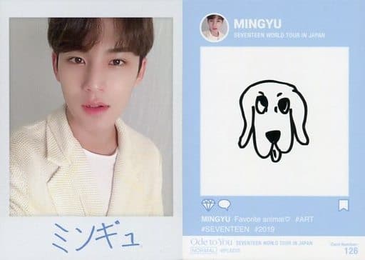 126 : Seventeen / MINGYU / normal card / 「 Seventeen WORLD TOUR IN ...