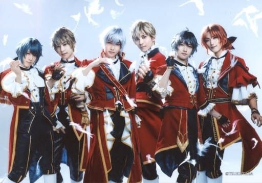 Group (6 Persons) / Horizontal, Above the Knees, Wings, Background ...