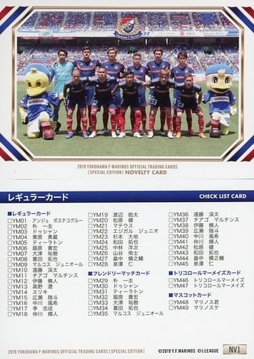 Sports / Promotion Card / 2019 Yokohama F. Marinos Official Trading ...