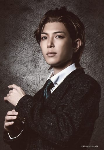 Yusuke Seto (Albert Professor Moriarty) / Upper body, background grey ...