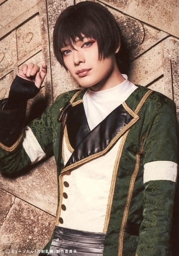 生写真男性俳優 崎山つばさ石切丸ライブver・キャラクターショット・「ミュージカル『刀剣乱舞』 ~阿津賀志山異聞2018 巴里~」cd「刀剣男士 Team三条 With加州清光
