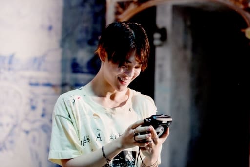 BTS / Jimin / Horizontal Type, Upper Body, Costume White, Two Hand ...