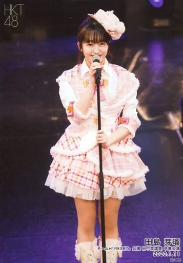 Meru Tashima / Live Photo / Kneecap / Costume Pink / Check Pattern ...