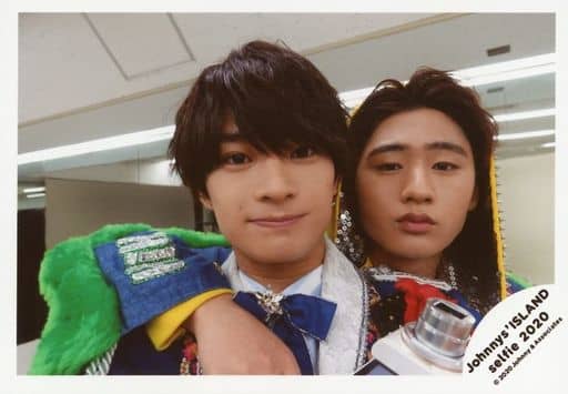 Johnnys Jr. / 浮所 飛貴, Ikari 蒼弥 / horizontal, bust up, costume white ...