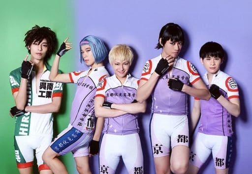 Official photo (male) / actor Gathering (5 persons) / Horizontal, Above the Knee, Background ...