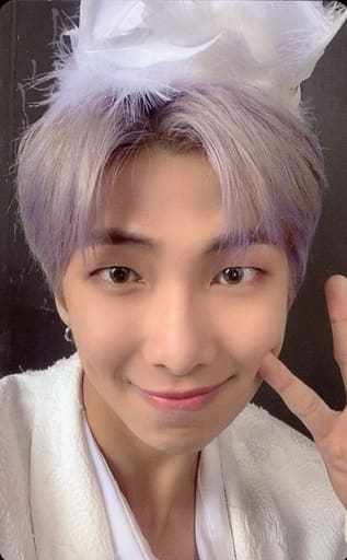 BTS / RM / Costume White / Feather Crown / CD "Map Of The Soul : 7 (Ver ...