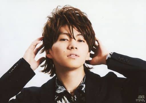 DISH// / Masaki Yabe / Horizontal, Face Up, Costume Black, Both Hands ...