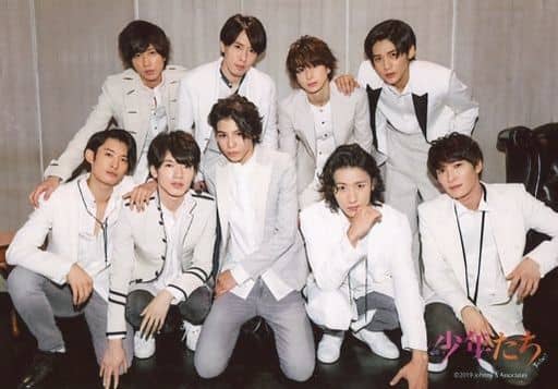 Snow Man / Group (9 people) / Horizontal, Costume white, grey, black ...