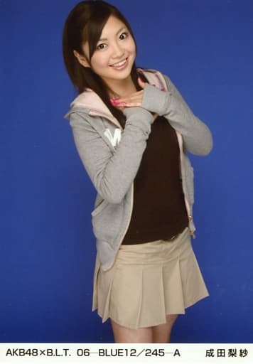 Official photo (AKB48, SKE48) / idol / AKB48 Risa Narita / AKB48 × B. L. T. 2008 06-BLUE12/245-A ...