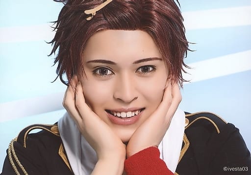 Official photo (male) / actor Hibiki WATANABE (Nozomu Nanase) / Horizontal, Face up, Stage ...