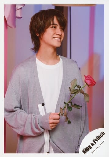 King & Prince / Kaito Takahashi / Upper Body / Costume Grey / White ...