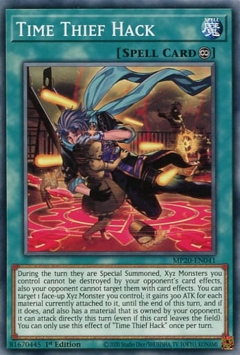 MP20-EN041 [N] : TIME THIEF HACK / chronodiver hack | Toy Hobby ...