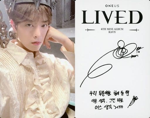 Oneus / RAVN (raven) / Back Fun / Print with signature / CD-LIVED ...