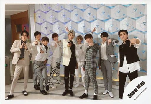 Official photo (Johnnys) / idol / Snow Man Snow Man / Assembly (9 persons) / Horizontal / Whole ...