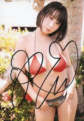 Official photo (female) / Gravure idol ☆ Rui Kiriyama / with handwritten signature / DVD ...
