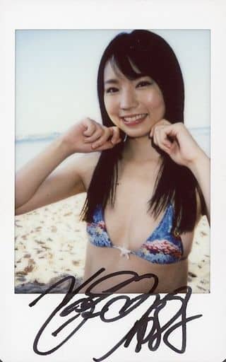 Official photo (female) / Gravure idol ☆ Yuna Shirakawa / with handwritten signature / DVD ...
