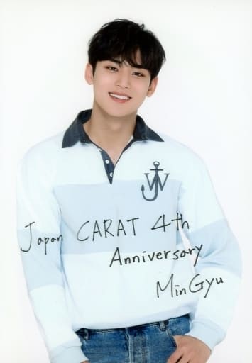 SEVENTEEN/MINGYU (Kim Min-gyu) / Print with signature / "SEVENTEEN ...