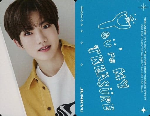 TREASURE / Junkyu / Back Side Blue / CD "The First Step : Treasure ...