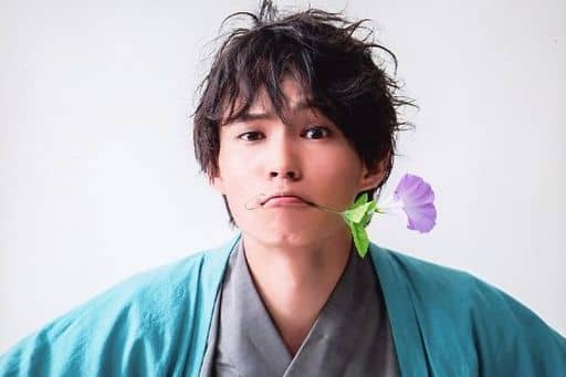 Kenji Harada (Niimi Nishiki) / Horizontal / Post Card Size / Blue Shuttle Produced "Shinsengumi ...