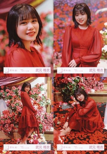 Yui Takemoto / Sakurazaka 46 Random Official photo 4 Types Complete Set ...