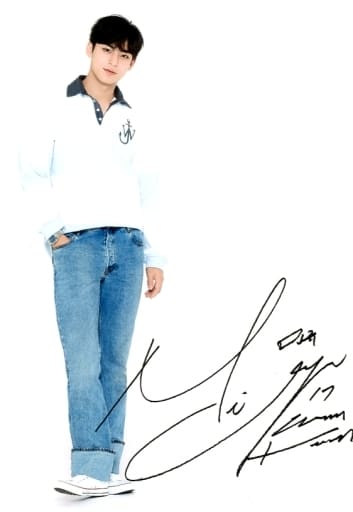 SEVENTEEN/MINGYU (Kim Min-gyu) / Print with signature / "SEVENTEEN ...