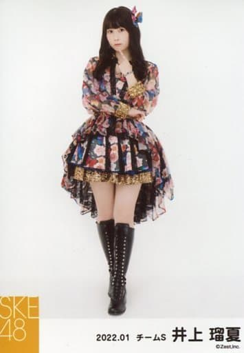 Official photo (AKB48, SKE48) / idol / SKE48 Ruka Inoue / Entire body / SKE48 January 2022 ...