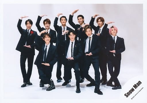 Official photo (Johnnys) / idol / Snow Man Snow Man / Assembly (9 persons) / Horizontal / Whole ...