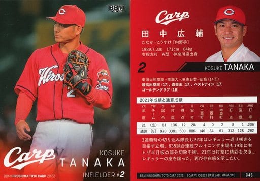 C46 Regular Card : Kosuke Tanaka | Toy Hobby | Suruga-ya.com