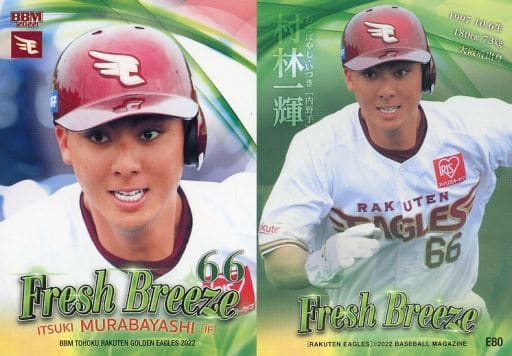 駿河屋 - E80[レギュラーカード]：村林一輝（BBM）