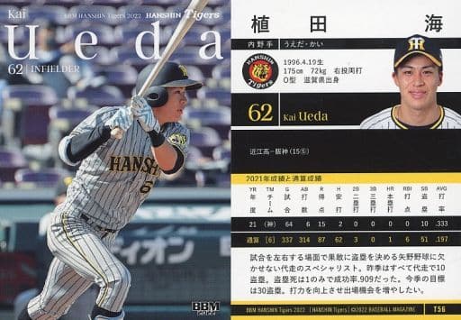 駿河屋 - T56[レギュラーカード]：植田海（BBM）