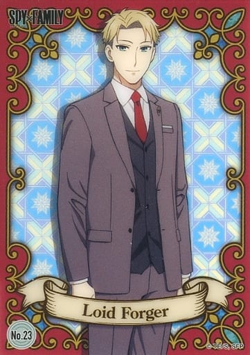 Anime Torayca / SPY×FAMILY Clear Card Collection Gum No. 23 : Lloyd ...