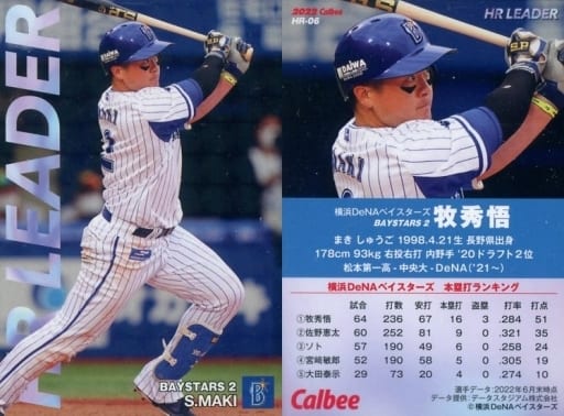 HR-06 [Team Home Run King Card] : Hidesato Maki | Toy Hobby | Suruga-ya.com