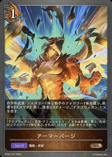 Shadow Verse : Evolv / BR / Spell / Entry Deck Shadow Verse F 1st ...