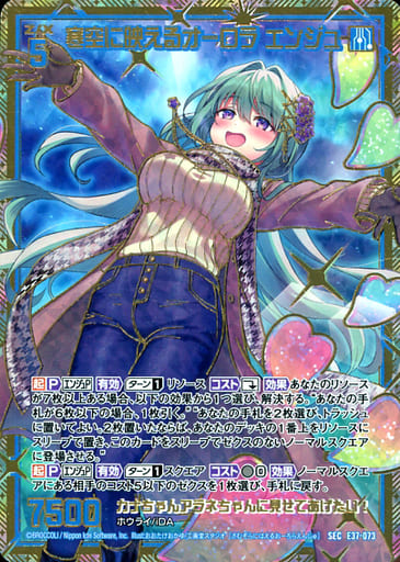 Zex / SEC / Zex / EX Pack 『 idol ♪ Amazing Gift 』 E37-073 [SEC] : Aurora Enge in Cold Weather ...