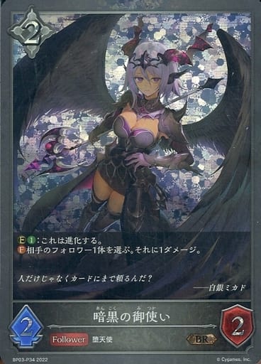 Shadow Verse : Evolv / BR / Follower / Booster Pack 3rd "Flame of Levine" BP03-P34 [BR] : Dark ...