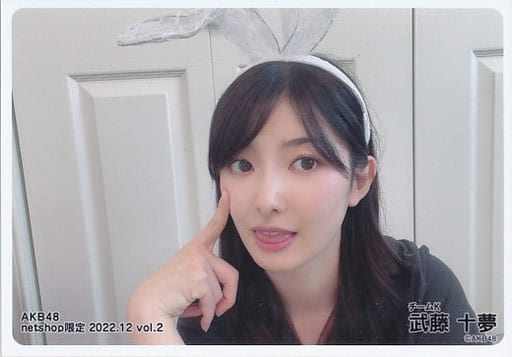 Official photo (AKB48, SKE48) / idol / AKB48 Tomu Muto / Horizontal ・ Bust up / AKB48 December ...