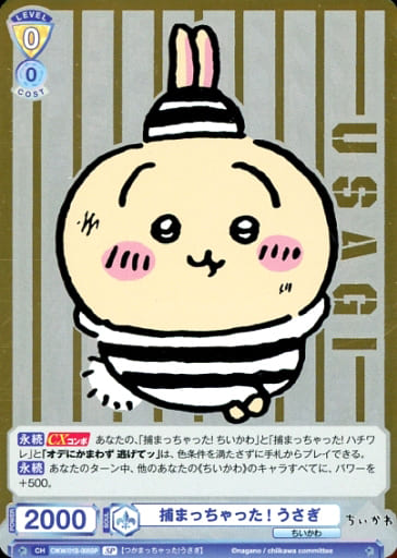 CIKW/01B-005SP [SP] : (RORO) I GOT CAUGHT! RABBIT (GOLD hot stamping) | Toy Hobby | Suruga-ya.com