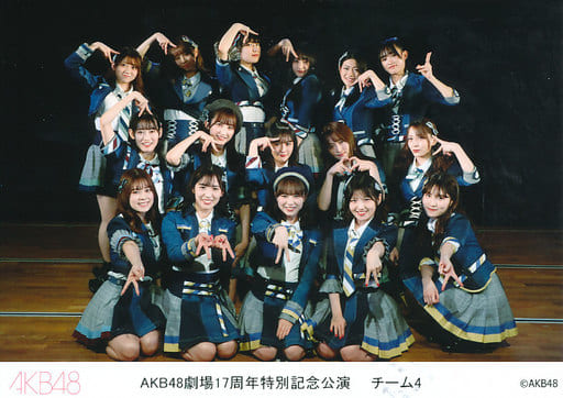 AKB48 / Assembly / Horizontal AKB48 Theater 17th Anniversary Special Performance Team 4-2L size ...