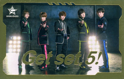 [Secret] : GOALOUS5 / Gather (5 people) / Gold hot stamping / "Get set, 5!" GOALOUS5 Trading ...