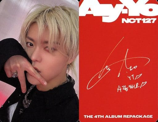 NCT 127 / Yuta (YUTA) / Back side printed with signature / CDs "Ay-Yo ...