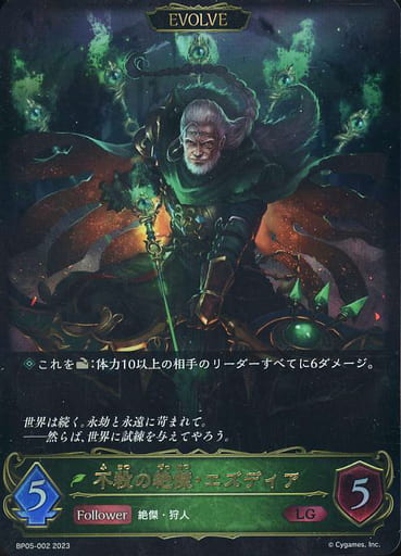 BP05-002 [LG] : Unkilled Hero Ezdia | Toy Hobby | Suruga-ya.com