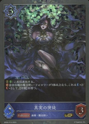 Shadowverse Evolv / GR / Follower / Booster pack 5th "Eternal Hero" BP05-P15 [Gold Rare] : The ...