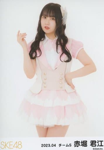 駿河屋 - 赤堀君江/膝上/SKE48 2023年4月度 ランダム生写真(チームS)（女性生写真）